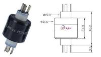 China 3 Pole 30A HF signal miniature Mercury Slip Ring A3H ethernet slip ring for sale
