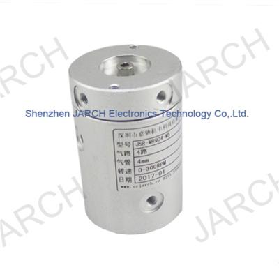China 4 Passage Pneumatic Rotary Union M5 2000RPM Aluminum Rotor for Compressed Air for sale