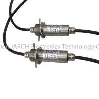 China Flanged 8 Circuits Miniature Slip Ring With Sealed Mercury Contacts 6A for sale