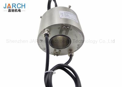 China S304 Stainless Steel ID 60mm Waterproof Slip Ring 10 Circuits Shaft Mounted 100m Depth for sale