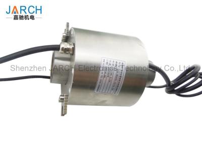 China Shaft Mounted Through Bore Slip Ring 4 Circuits For Underwater 10 Meters Operation for sale