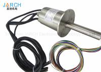 China JARCH SS136L IP68 Stainless Steel Through Bore Slip Ring 12 Signals 300RPM 50m Waterproof for sale