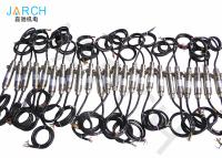 China Flange Mounted Through Bore Slip Ring IP68 Waterproof 10m For 3D Rotary Fountain for sale