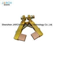 China Standard Size Slip Ring Carbon Brush 20mm Height For Electric Drills for sale