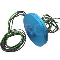 China Flat Disc Electrical Slip Ring Through Hole 50mm 17 Circuits For Automatic Machines for sale