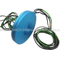 China Flat Disc Electrical Slip Ring Through Hole 50mm 17 Circuits For Automatic Machines for sale