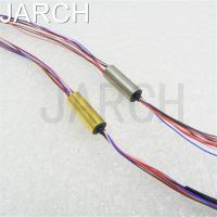 China Auto Alternator Mini Capsule Slip Ring 12 Circuits No Flange For High Speed Ball for sale