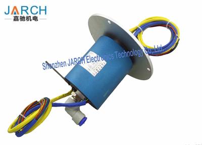 China 300RPM Pneumatic Electric Rotary Union 78mm OD 48 Circuits 5A 15A for Wrapping Machinery for sale