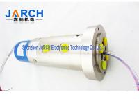 China Aluminium Alloy Pneumatic Electric Hybrid Slip Ring 38.1mm Through Bore 300mm Lead Length for sale