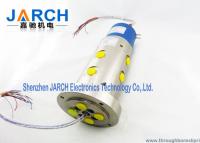 China Aluminium Alloy Pneumatic Electric Hybrid Slip Ring 38.1mm Through Bore 300mm Lead Length for sale