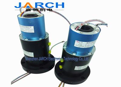 China FCC UL Listed Hybrid Slip Ring 2A 15A 30RPM Pneumatic Rotary Electrical Joint 8mm Passage for sale