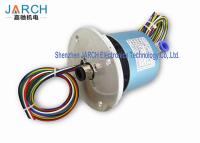 China 300RPM High Precision Hybrid Slip Ring 78mm OD 10-12mm Bore 2-36 Circuits 5A/15A for sale