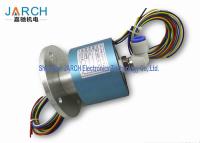 China 300RPM High Precision Hybrid Slip Ring 78mm OD 10-12mm Bore 2-36 Circuits 5A/15A for sale