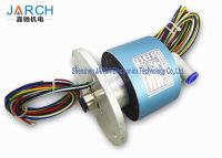 China 300RPM High Precision Hybrid Slip Ring 78mm OD 10-12mm Bore 2-36 Circuits 5A/15A for sale