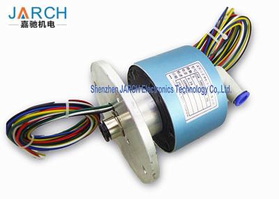 China 300RPM High Precision Hybrid Slip Ring 78mm OD 10-12mm Bore 2-36 Circuits 5A/15A for sale