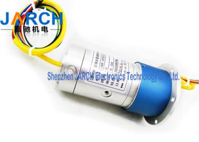 China JARCH Hybrid Slip Ring 6mm Bore 56mm OD 1000rpm M5 Connections 3 Circuits 2A for Rotary Table for sale