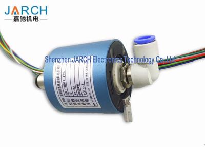 China 1 Passage Pneumatic Electrical Rotary Joint Flange Mount 56mm OD 6mm Bore 300rpm for sale