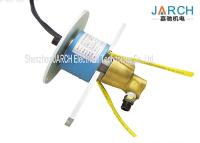 China 1 Passage Pneumatic Electrical Rotary Joint Flange Mount 56mm OD 6mm Bore 300rpm for sale