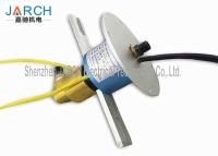 China 1 Passage Pneumatic Electrical Rotary Joint Flange Mount 56mm OD 6mm Bore 300rpm for sale