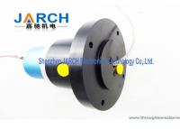 China 10 Circuit Signal Hybrid Slip Ring 8mm Pneumatic Passage Aluminium Alloy Housing 30RPM for sale
