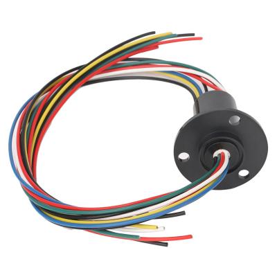 China Jarch Miniature Capsule Slip Ring 22mm 3 Circuits 15A Gold-Gold Contacts for Wind Turbine for sale
