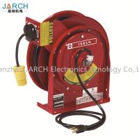 China JARCH L4000 Heavy Duty Cord Reel 35ft 16AWG 125V Auto Retractable with LED Light for sale