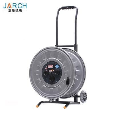 China JARCH 100m Multifunctional Dustproof Cable Reel with Rubber Cable Retractable Hose Reel Drum for sale