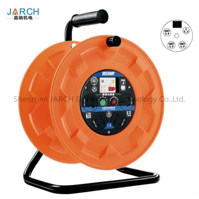 China Automatic Extension Cord Hose Reel 3680W 16A 250V Industrial Retractable Cable Drum for sale