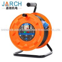 China Automatic Extension Cord Hose Reel 3680W 16A 250V Industrial Retractable Cable Drum for sale