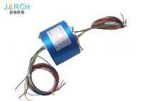 China 2A / 10A Through Bore Slip Ring 24 Circuits Shaft Mounting Aluminium Alloy Connector for sale