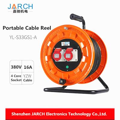 China Waterproof Retractable Hose Reel , Cable Reel Drum For Industrial Equipment for sale