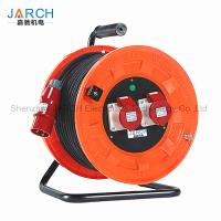China Waterproof Retractable Hose Reel , Cable Reel Drum For Industrial Equipment for sale