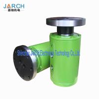 China Round Head Hybrid Slip Rings With Multiple Passages Flange Connection for sale