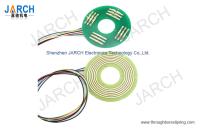 China 360 ° Rotating PCB Slip Ring Ultra Thin 6mm With Silver Plated Copper Lead Wire for sale