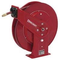 China Industrial Steel Shaft Retractable Hose Reel 10mm ID 21m Ceiling Mount for sale