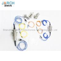China Multi - Channels Fiber Optic Rotary Joint  High Speed With Aluminum Housing for sale