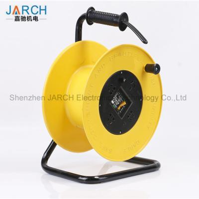 China JARCH 220V Retractable Cable Reel 315mm ABS Plastic Extension Cord Reel Chemical Resistant 30-50m for sale