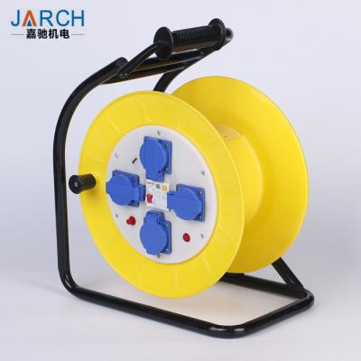 China Rubber C Type Extension Cord Hose Reel With Electric Leakage Protection for sale