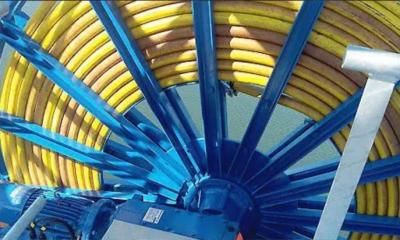 China High Current Crane Cable Reel Motorized Cable Drum 100m 500V for sale
