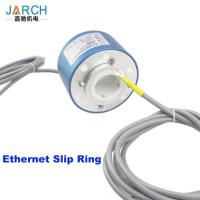 China JSR-MF038 25.4mm Through Hole Ethernet Slip Ring 10M 100M 1000M BaseT Coaxial Signal for sale