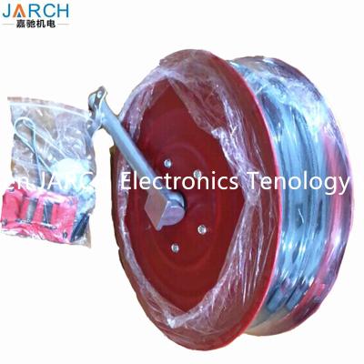 China Manual Fix Fire Heavy Duty Extension Cord Reel , Extension Cable Drum Carbon Steel for sale
