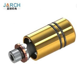 China Hydraulic Rotary Union Swivel Joint 400RPM Stainless Steel 304 Rotor for Oil Water Steam Air for sale