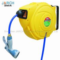 China Electric Retractable Hose Reel Drums ABS Plastic PU Mesh Automatic Air Water Applied for sale