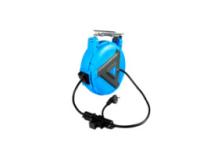 China Electric Retractable Hose Reel Drums ABS Plastic PU Mesh Automatic Air Water Applied for sale