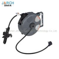 China 16A Auto Retractable Cable Reel Drum 9m Hose 18BAR Air Water Electric Reel for sale
