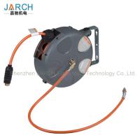 China 16A Auto Retractable Cable Reel Drum 9m Hose 18BAR Air Water Electric Reel for sale