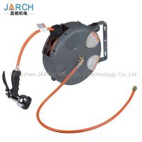 China 16A Auto Retractable Cable Reel Drum 9m Hose 18BAR Air Water Electric Reel for sale