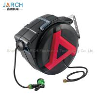 China JARCH Automatic Retractable Water Hose Reel 65ft ABS Plastic 24bar Burst Pressure for sale