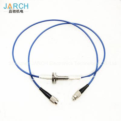 China 2000RPM Fiber Optic Rotary Joint 6.8mm FC Connector Single Mode Multimode for sale