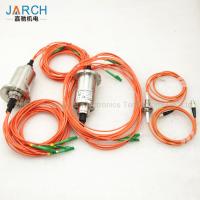 China Fiber Optic Rotary Joint 2-4 Channel Stainless Steel 2000 RPM IP68 for Welding Robot for sale